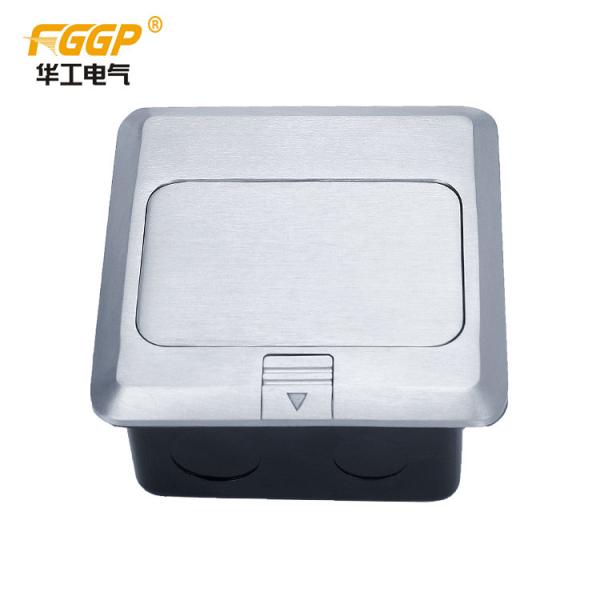 Quality Damped Double Floor Socket 20A 125V 60Hz Recessed Electrical Floor Plugs for sale