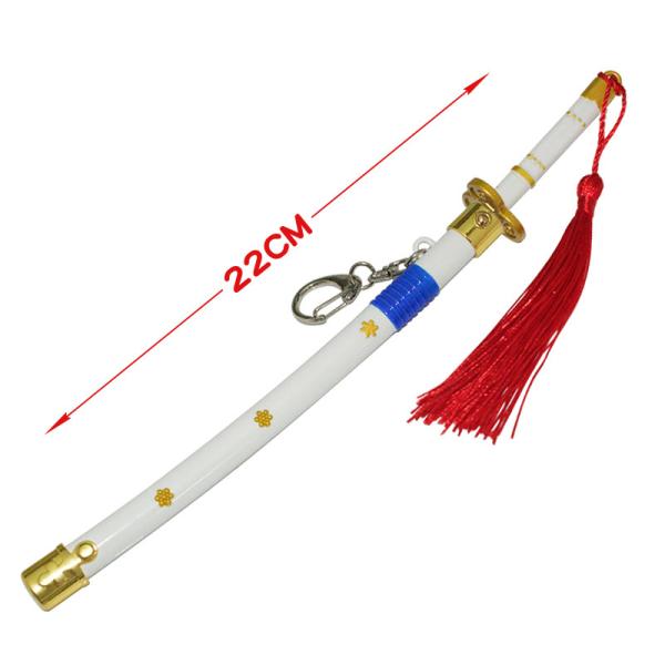 Quality One Piece Ame No Habakiri Zinc Alloy Automatic Elasitc Moving Sword for sale
