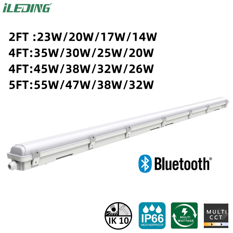 Quality LED Vapor Tight Garage Light Fixture Dimmable IP66 LED Tri-proof Light with CRI for sale