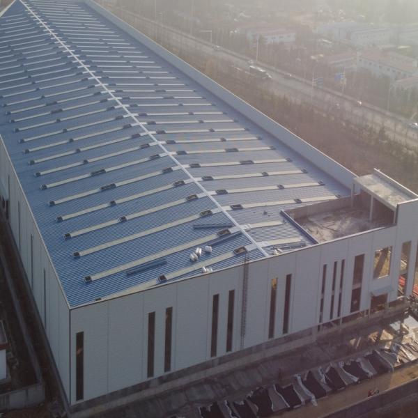 Quality Portal Frame Steel Structure Warehouse with Insulation Panels for sale