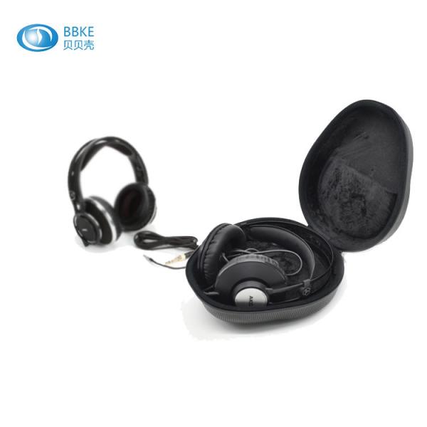 Quality Customizable Water Resistant EVA Headphone Case With Double Open Metal Zipper for sale