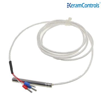 Quality PT100 PT1000 Waterproof Temperature Sensor 3 Wire 30mm for sale