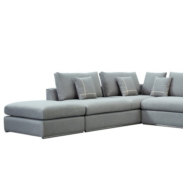 Quality Convertible Folding Luxury Corner Sofa Practical Adjustable Height for sale
