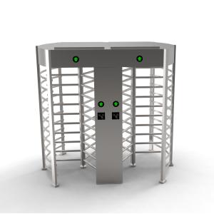 Quality Polished 304 Stainless Steel Full Height Turnstiles AC 220V 50Hz for sale