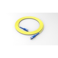 Quality Single Mode Simplex SC UPC to SC UPC Fiber Optic Patch Cord for sale