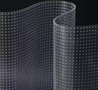 Quality Lightweight Flexible Transparent Led Billboard Advertising Screen Anti UV P2 for sale