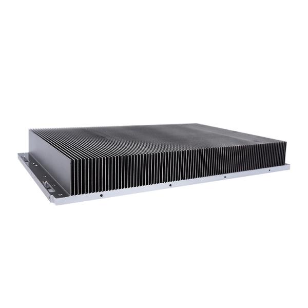 Quality Customizable Aluminum Heatsink With Black Anodizing And Adjustable Fin Height for sale