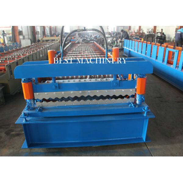 Quality Auto Standard Rib Corrugated Roofing Sheet Roll Forming Machine Electric control for sale