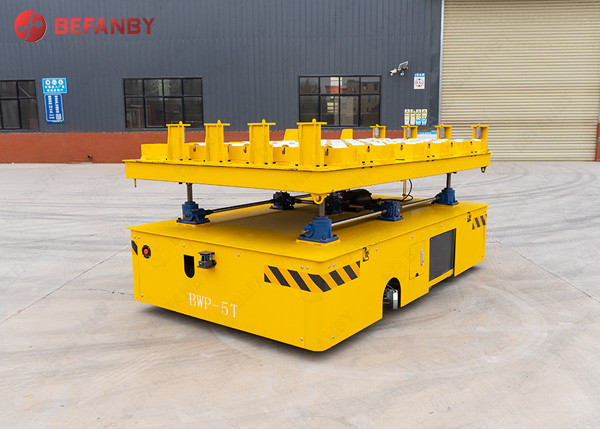 Quality Factory Handling Battery Railless Transfer Trolley for sale