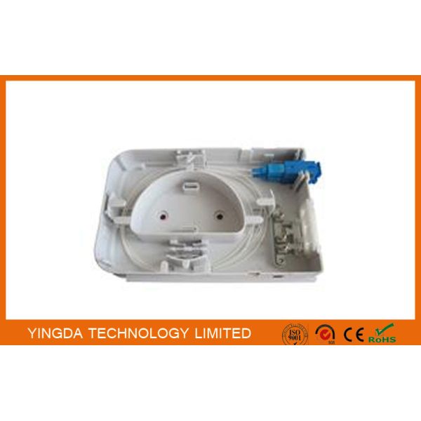FTTH Wall mounted Box 2 Port Fiber Optic Termination Box SC LC Duplex ...
