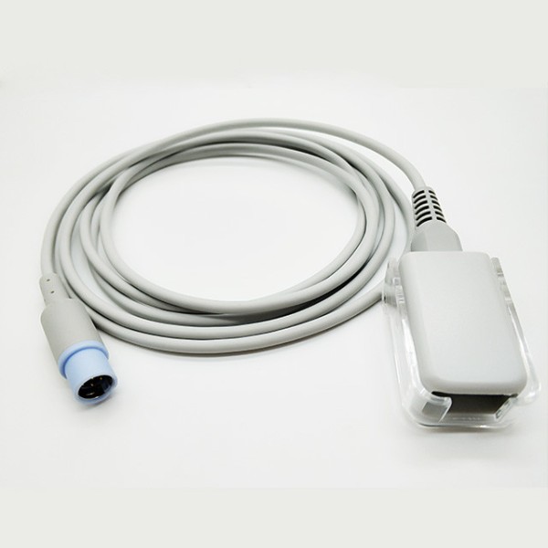 Quality Siemens 7 Pin Spo2 Sensor Cable TPU Material 2.2 Meter For Medical Equipment for sale