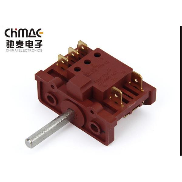Quality Red Copper Changeover Rotary Switch Flexible Select 25A 1 - 0 - 2 Easy Wiring for sale