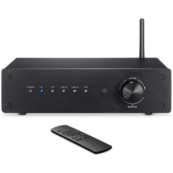 Quality Solid 2 Channel Bluetooth Amplifier Class D HiFi Home Stereo Audio Power for sale