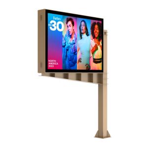 Quality Custom High end design 8000nits P6 IP65 led digital double sided display screen for sale