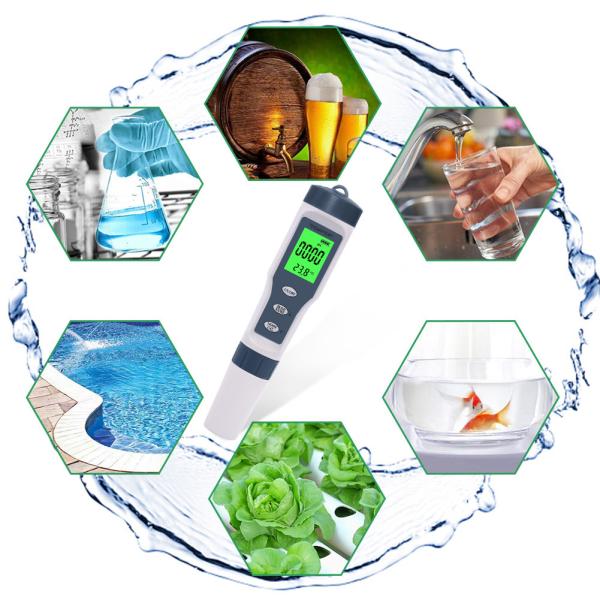 Quality 3 - In - 1 Water Quality Tester TDS/pH/Temp Meter With Auto Calibration for sale