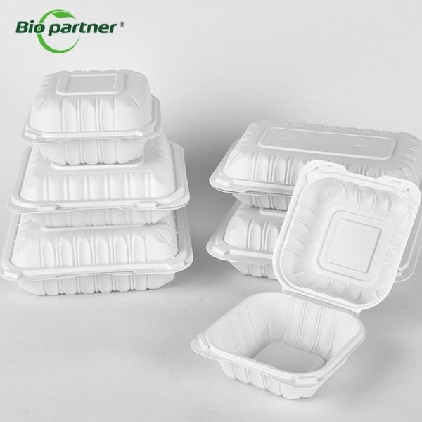 Quality Clamshell To Go 3 Compartment Food Packaging Portable MFPP Microwavable for sale