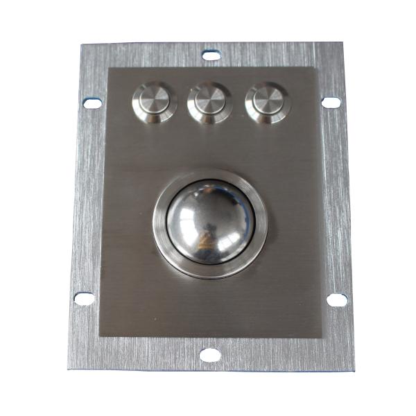 Quality IP65 scratch proof USB Metal Trackball Pointing Device / laser trackball for for sale