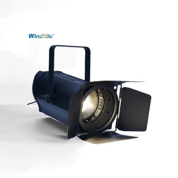 Quality 300W Bi-Color LED Fresnel Spotlight Auto Zoom CRI≥95 175mm Len RDM DMX for sale