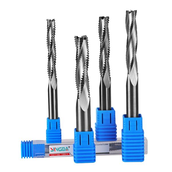 Quality YingBa High Quality Solid Carbide Rough End Mill for Wood  Key Hole Opener  Rough Milling Cutter CNC Bit Tool for sale