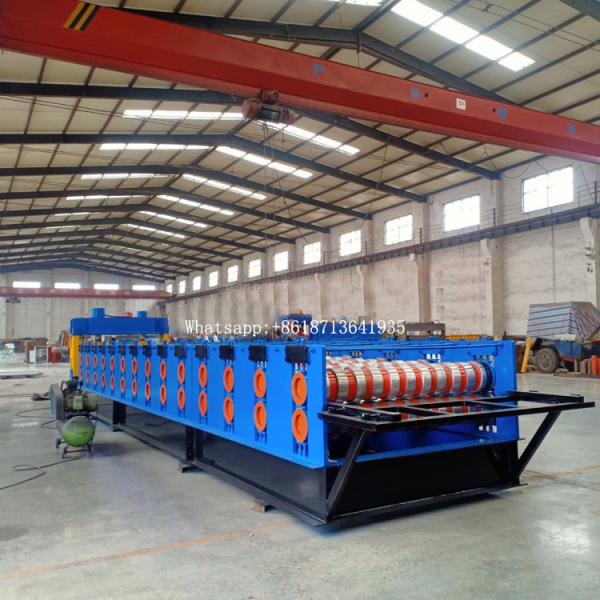 Quality PLC Controlled 2.5T Corrugated Roof Sheet Roll Forming Machine For Efficient for sale