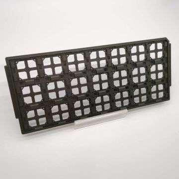 Quality Customized Black ESD JEDEC IC Trays Ultrasonic Cleaning For PCBA Module for sale