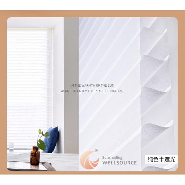 Quality WELLSOURCE Manual 2"Shangri-la shades Non Blackout Light Filtering for Home, for sale