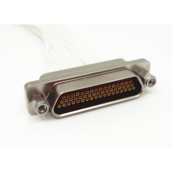 Quality Straight Receptacle Micro-D Rectangular J30J Series 51 Pin Connector For Cables for sale