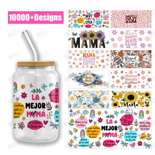 Quality UV DTF Transfer For Mom'S Day PET Material Preferred By UV Printers for sale