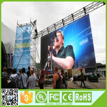 Quality Full Color Led Display Screen Hire , Outside Led Screen 1/13 Scan Driving Method for sale