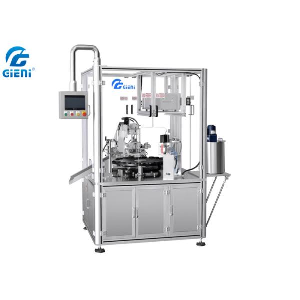 Quality Semi Auto Liquid Cosmetic Filling Machine For Eyeliner Pencil With Steel Ball for sale