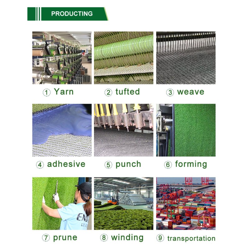 Professional installation of artificial football pitch