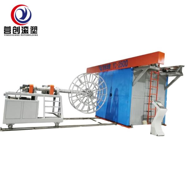 Quality Septic Tank Bi Axial Rotomoulding Machine / 63KW Rotomolding Equipment for sale