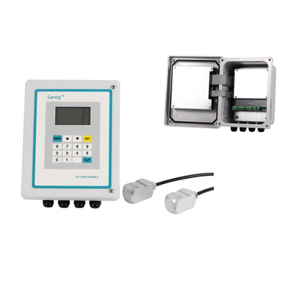 Quality Wall Mounted Transit Time Flow Meter Strong Adaptive Ability For Full Pipe for sale