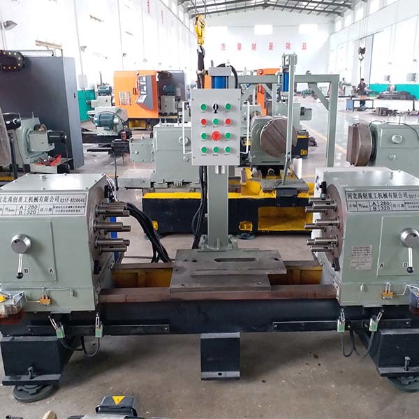 Quality 380V/50Hz PLC Double Side Drilling Machine Valve Flange Tee Multi Hole Drill Machine for sale