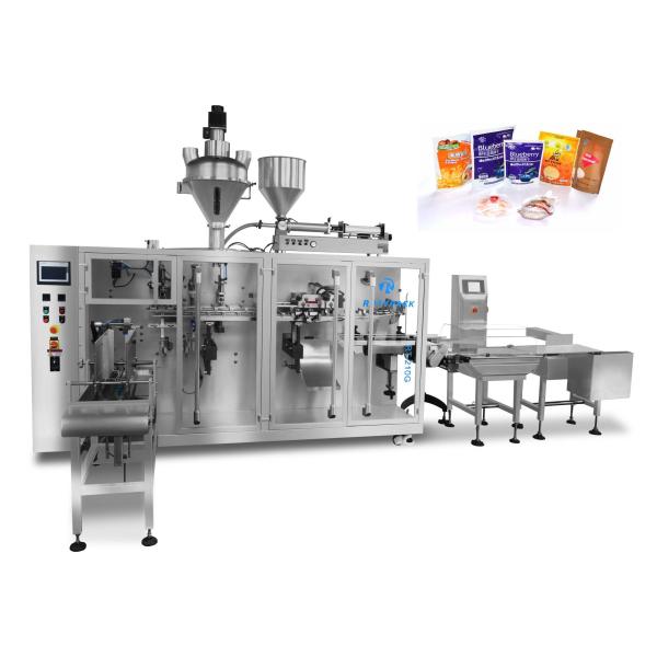 Quality Electric Doypack Pouch Packing Machine 4.5kw 60Bags/min Zipper Pouch Sealing Machine for sale