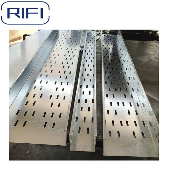 Quality Hot-dip Galvanizing Electrical Cable Tray Height 50-200mm Fire Resistance for sale