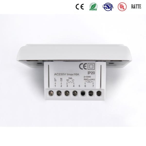 Quality Wireless 7 Day Programmable Room Thermostat Digital Temperature Control Water for sale