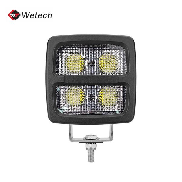 Quality LED Work Light 40W Flood/Spot Beam Square Headlight Heavy Duty Tractor Machinery Led Work Light for sale