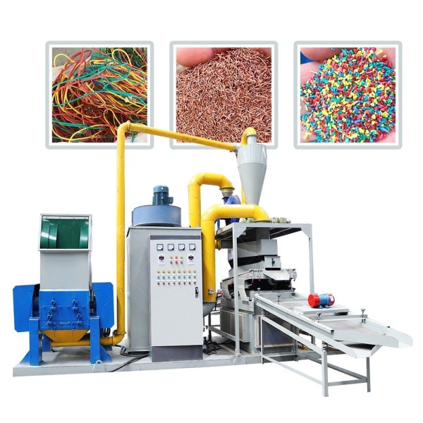 Quality 100-1000kg Capacity Scrap Copper Cable Recycling Machine For Copper Plastic for sale