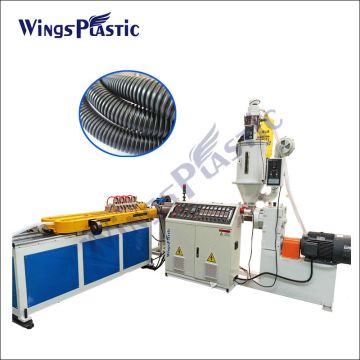 Quality HDPE Plastic Pipe Extrusion Lines Single Wall Corrugated Pipe Machine High Speed for sale