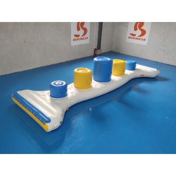 Quality Kids Floating Inflatable Water Park / Inflatable Aqua Splash Park For Shallow for sale