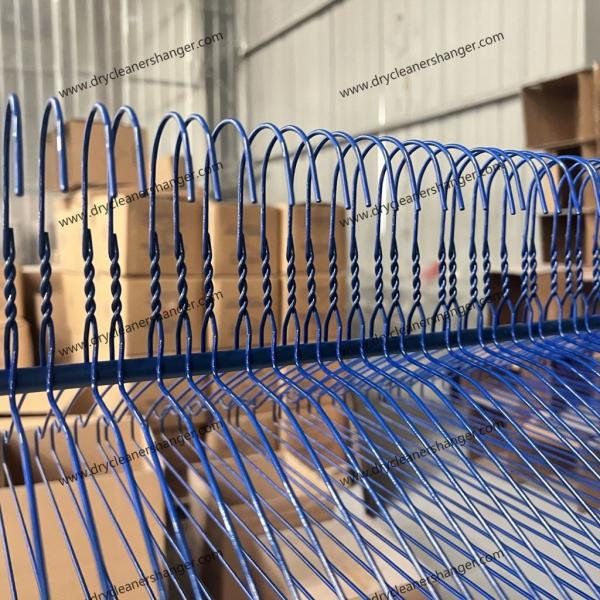 Quality 16 Inch 14.5 Gauge Wire Laundry Hanger Disposable With Multiple Color Choices for sale
