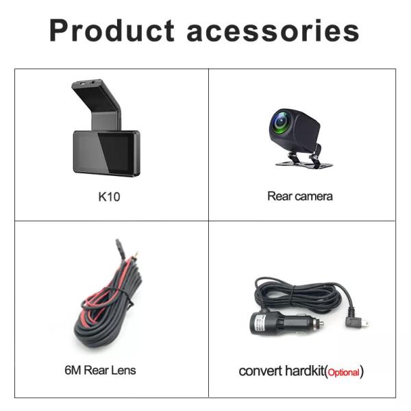 Quality GC2053 4k WiFi Car GPS Dashboard Camera Dash Cam Looping Recorder for sale