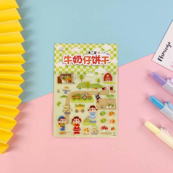 Quality Promotional Gifts Cartoon Animated Stickers Glossy PET PVC Vinyl Sticker for sale