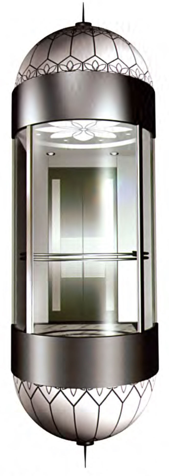 Factory Supply Panoramic Elevator Sightseeing Elevator Passenger Lift 1
