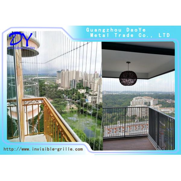 Quality 6m Set Solid Steel Wire Grill Stainless Steel Cable Highest Grade Wire Mesh for sale