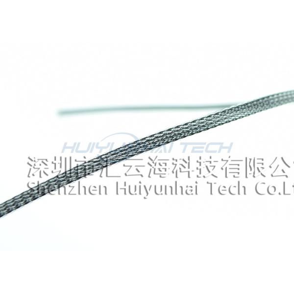 Quality Fire / UV Resistance Flexo Pet Expandable Sleeving , Expandable Braided Cable Sleeving for sale