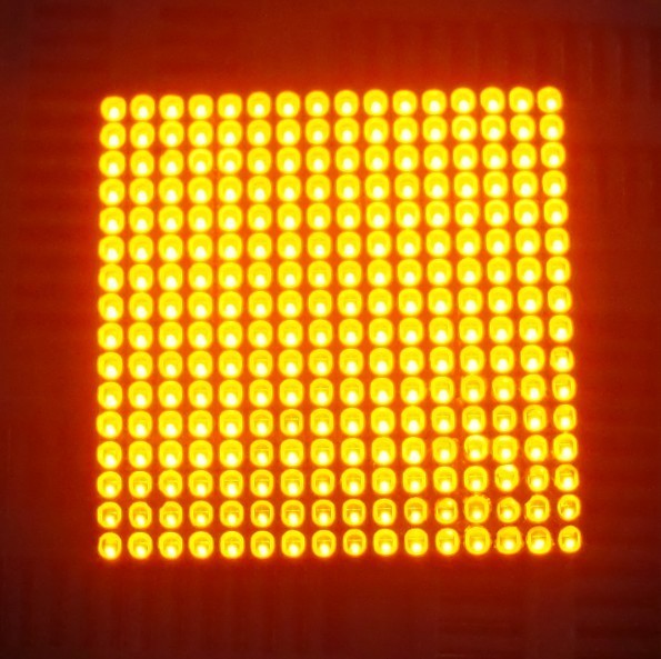 Quality High Efficiency 16x16 LED Matrix Display Board Big Viewing Angle for sale