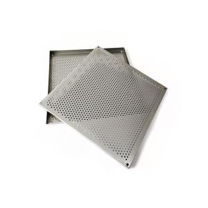 Quality Width 1m Perforated Mesh Sheet , Decorative Perforated Sheet Metal 3mm Hole for sale