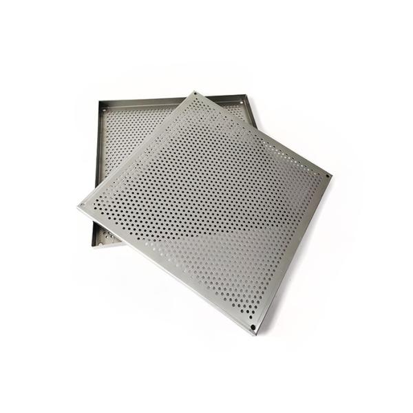 Quality Width 1m Perforated Mesh Sheet , Decorative Perforated Sheet Metal 3mm Hole for sale